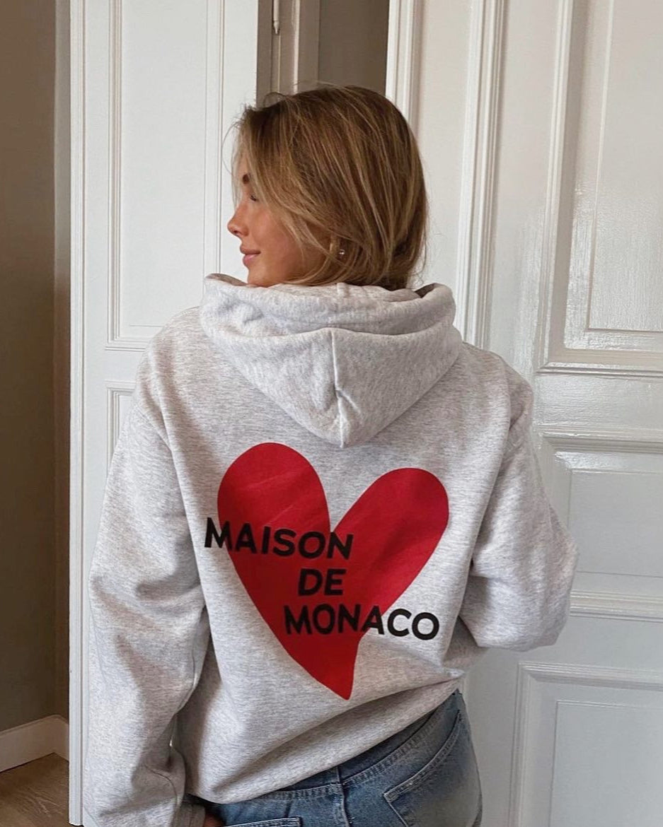 Le sweat à capuche Amore – Maison de Monaco